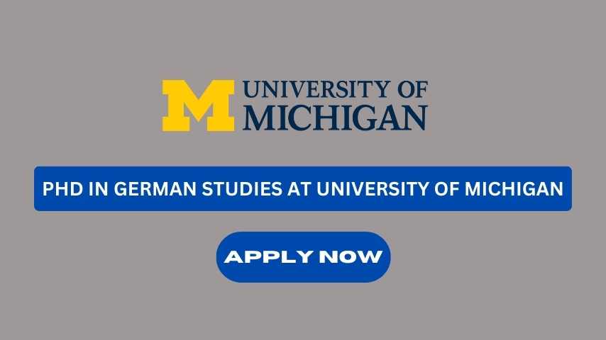 PhD in German Studies at University of Michigan: Unveil Opportunities ...